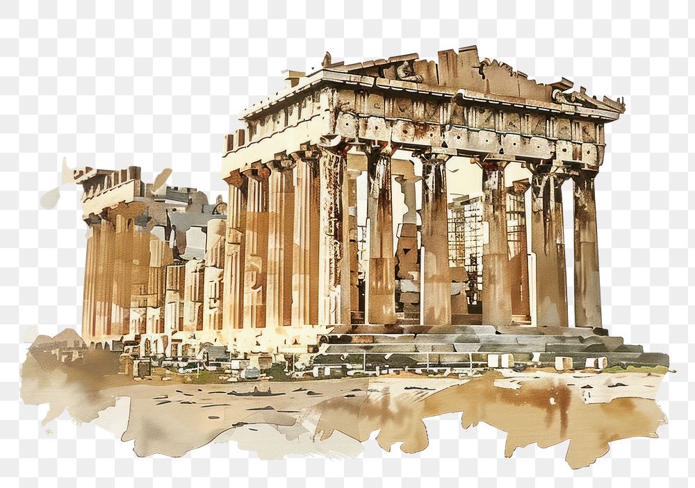 PNG Greek acropolis athens architecture | Free PNG - rawpixel