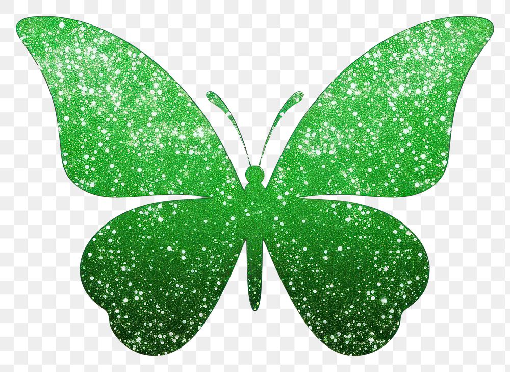 PNG Green butterfly icon glitter | Premium PNG - rawpixel