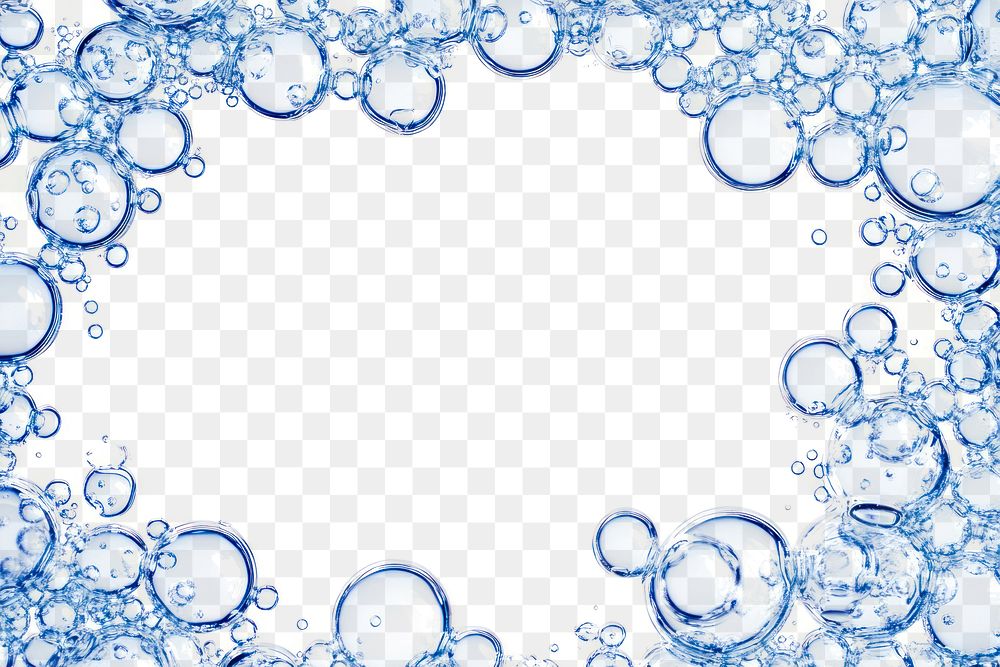PNG Bubbles background border frame. | Free PNG - rawpixel