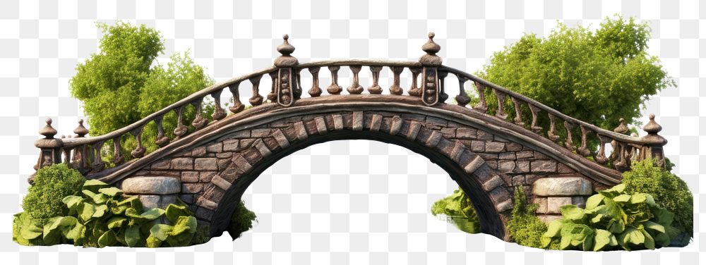 PNG Bridge landscape border nature | Free PNG - rawpixel