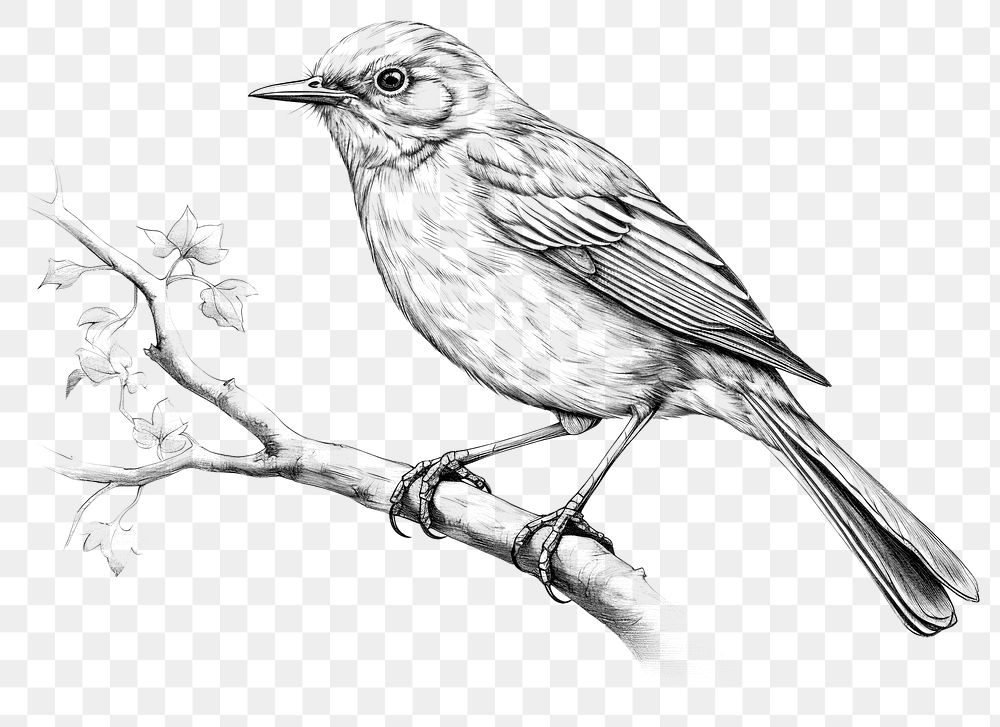 PNG Bird drawing animal sketch. | Free PNG - rawpixel