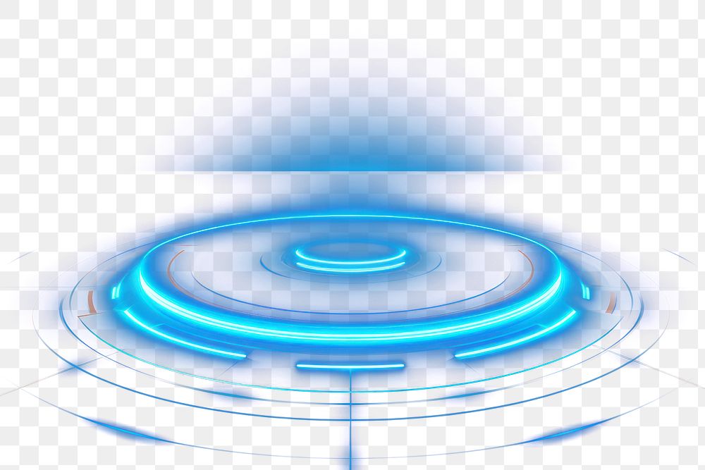 PNG Blue futuristic product backdrop | Free PNG - rawpixel