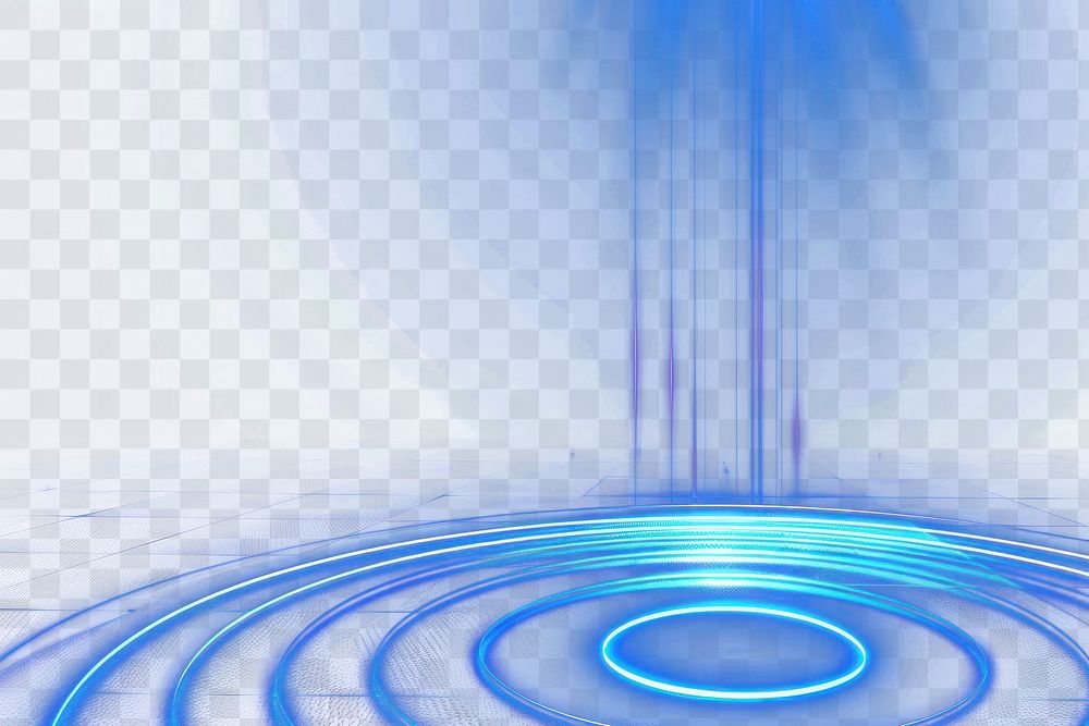 PNG Blue futuristic product backdrop | Free PNG - rawpixel