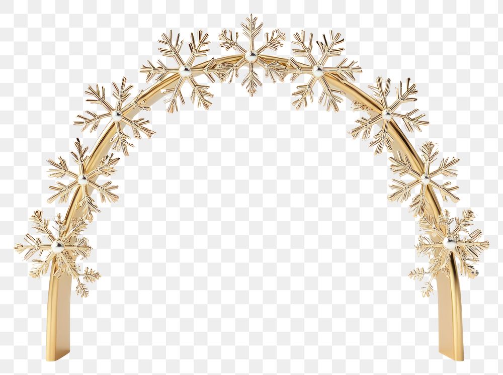 PNG Snowflake Arch arch illustration | Free PNG - rawpixel