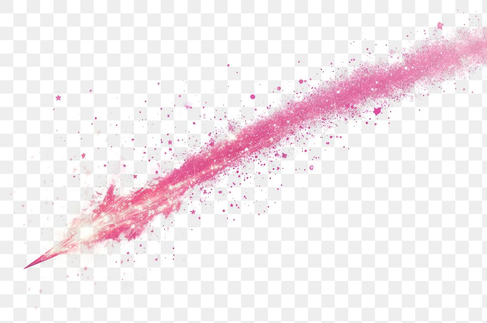 PNG Pink shooting star space | Free PNG - rawpixel