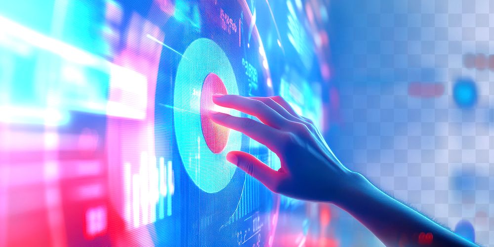 PNG Display hand transformation visualization. | Free PNG - rawpixel