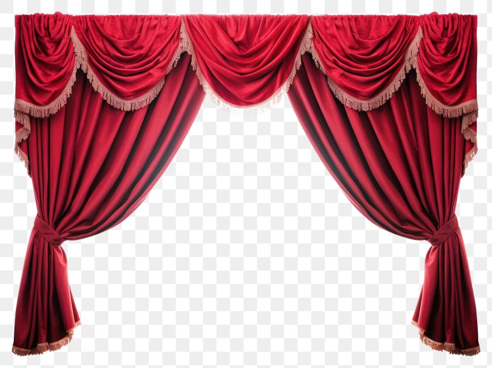 PNG Red damask curtain pattern | Premium PNG - rawpixel