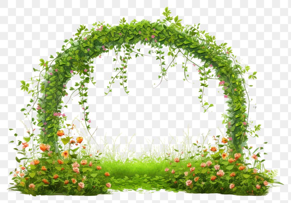 PNG Flower garden arch outdoors. | Free PNG - rawpixel
