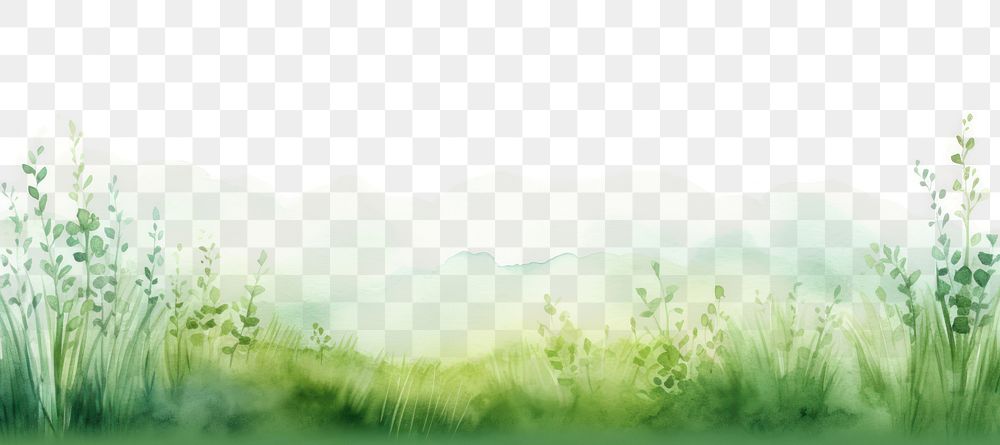PNG Grass field landscape border | Premium PNG - rawpixel