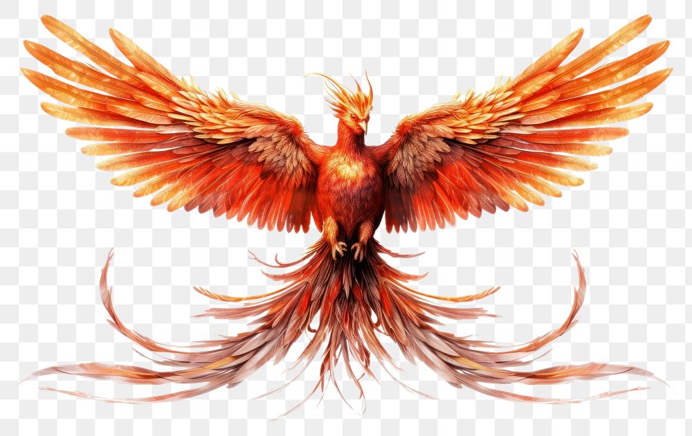 PNG Phoenix animal flying bird. | Free PNG - rawpixel
