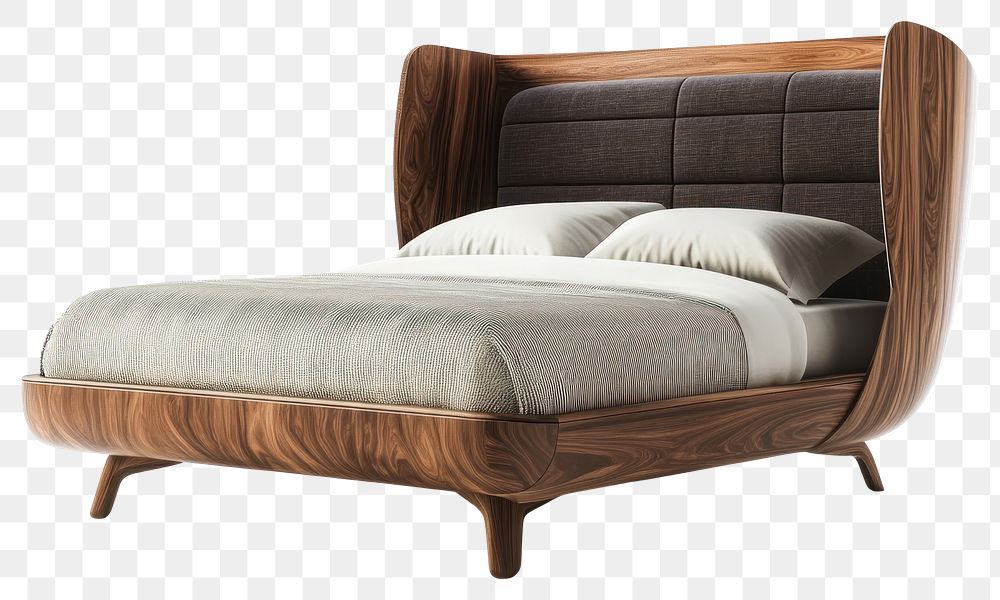 PNG Singer bed furniture modern | Free PNG - rawpixel