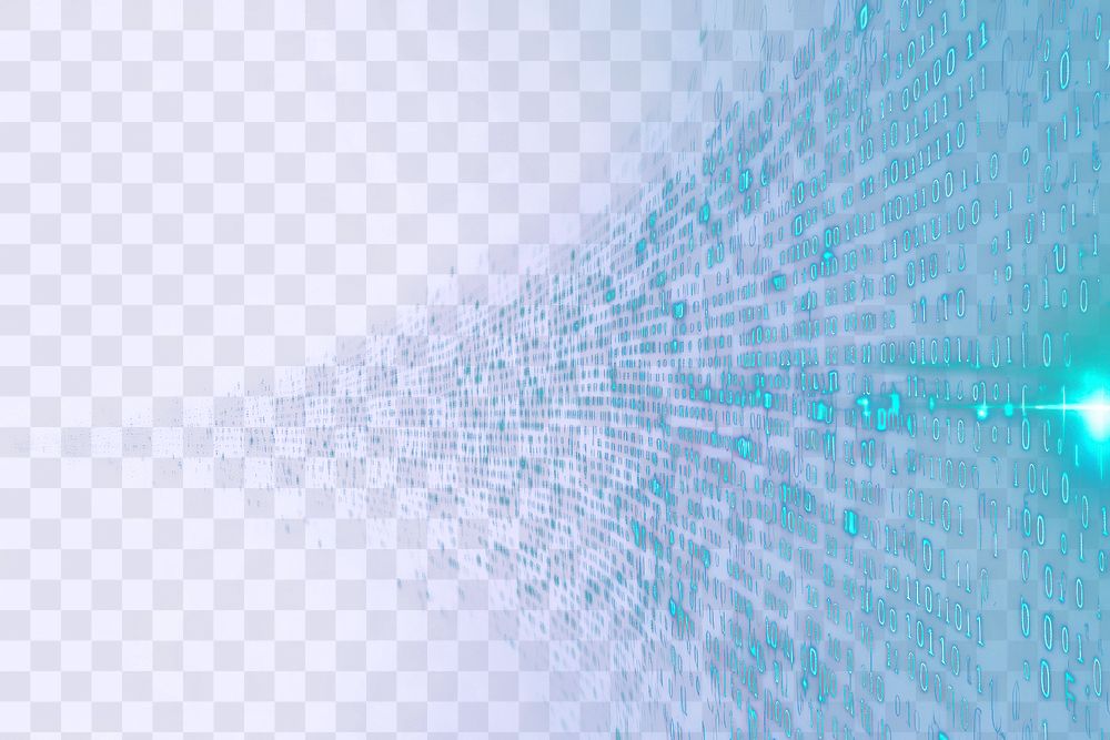 PNG Blue binary code background | Free PNG - rawpixel