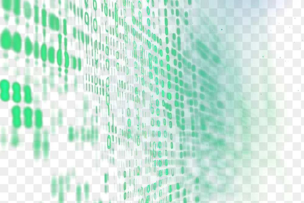 PNG Green binary code background | Free PNG - rawpixel