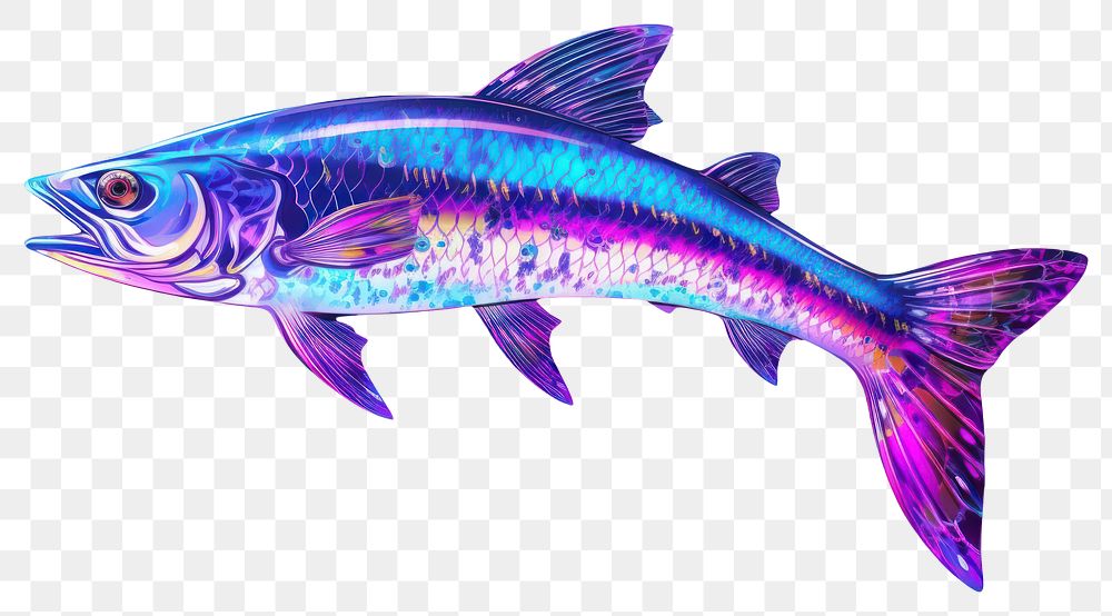 PNG Pike fish animal neon | Free PNG - rawpixel