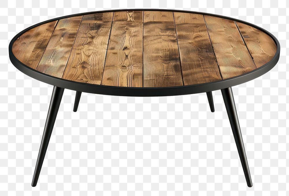 PNG Round coffee table furniture | Free PNG - rawpixel