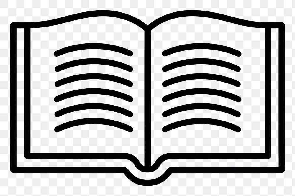 PNG Simple open book icon | Free PNG - rawpixel
