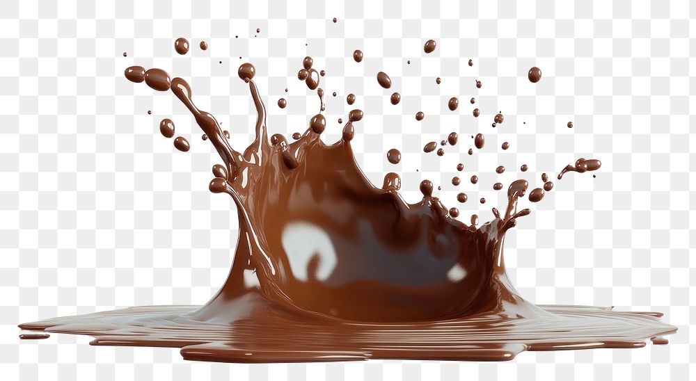 PNG Liquid chocolate splash illustration | Premium PNG - rawpixel