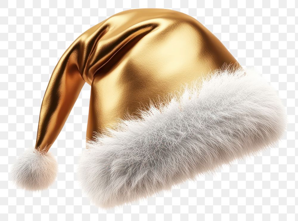 PNG Gold Santa Hat hat | Free PNG - rawpixel