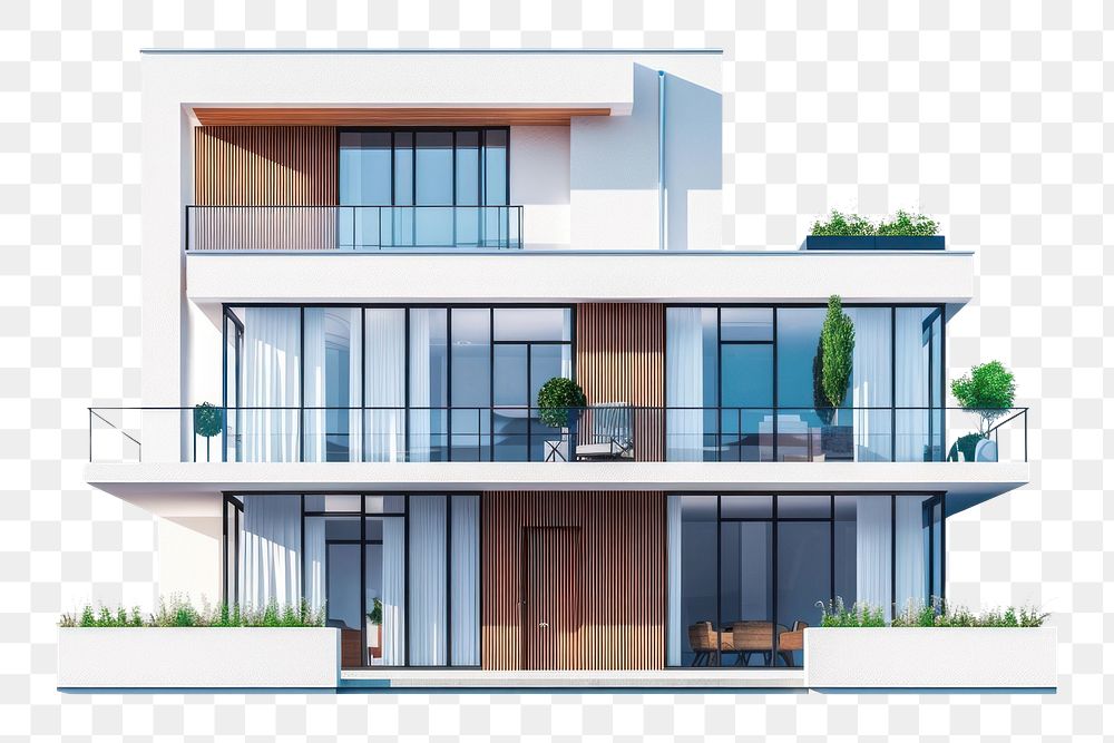 PNG Architecture house building balcony. | Free PNG - rawpixel