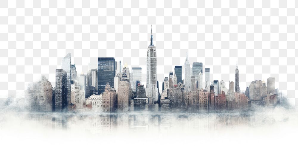PNG New york architecture cityscape | Free PNG - rawpixel