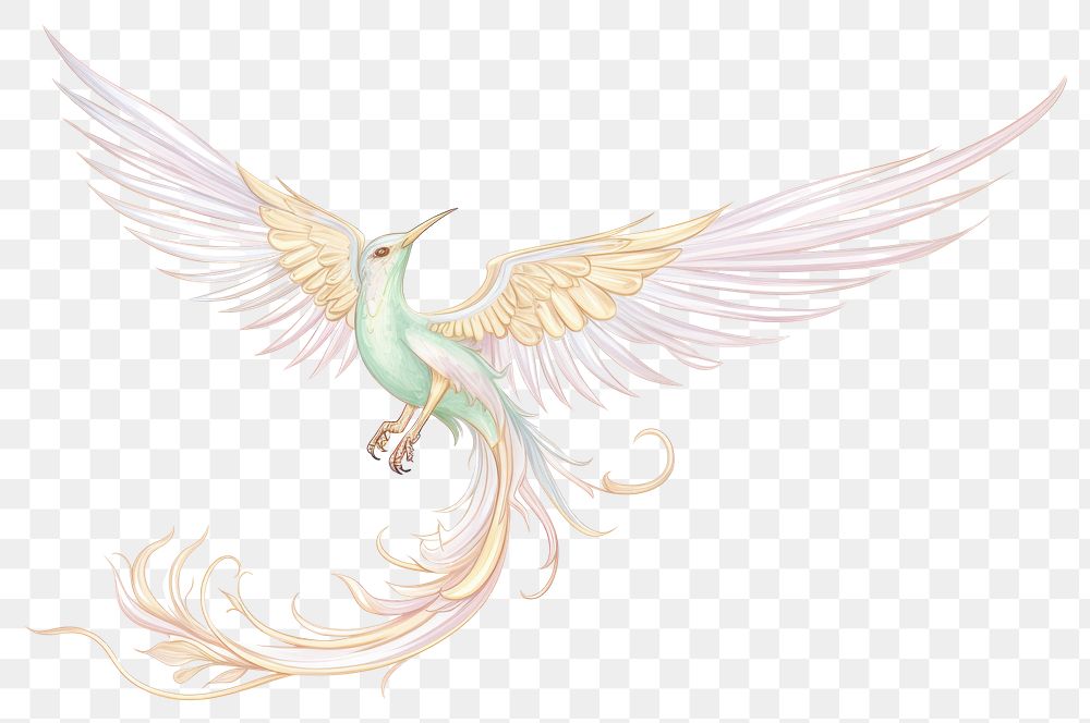 PNG bird style Alphonse Mucha | Free PNG - rawpixel