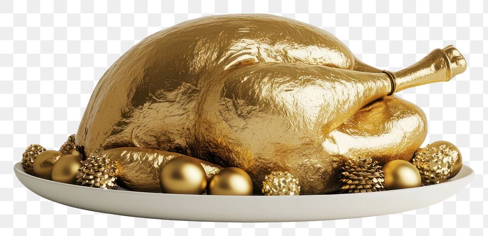 PNG Roasted gold turkey festive | Free PNG - rawpixel
