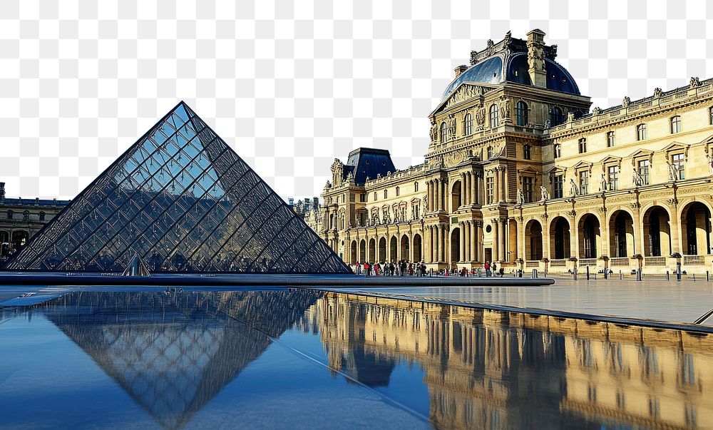 Louvre Pyramid Architecture Sky Images | Free Photos, PNG Stickers ...