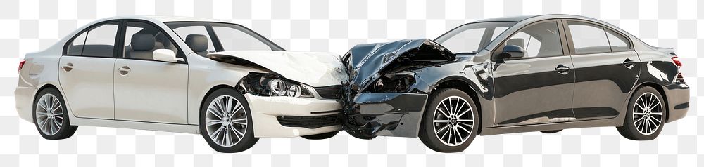 PNG 2 modern sedan collision | Free PNG - rawpixel