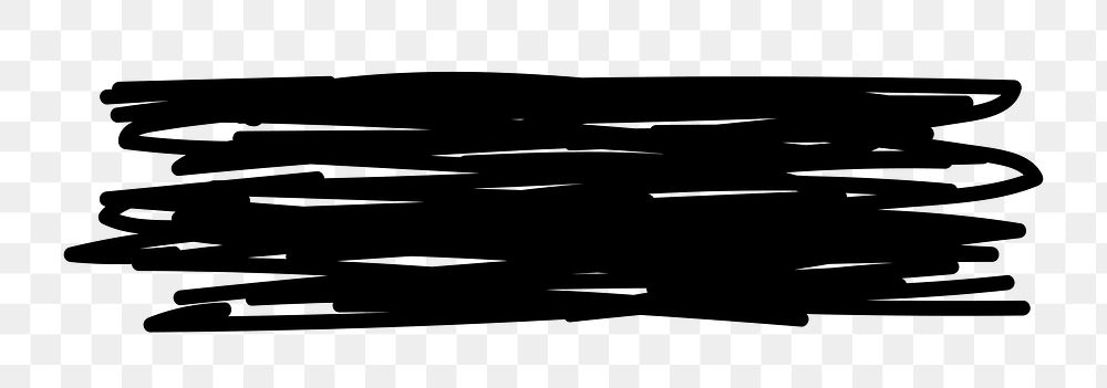 PNG Black scribble, transparent background | Free PNG - rawpixel