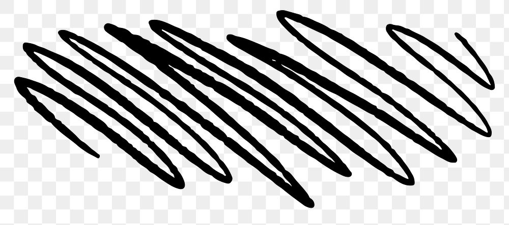 PNG Abstract black scribble lines, | Free PNG - rawpixel