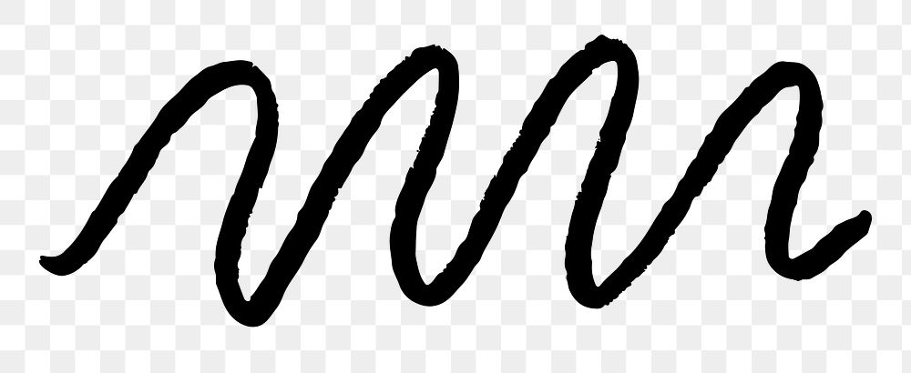 PNG Black wavy line transparent | Free PNG - rawpixel