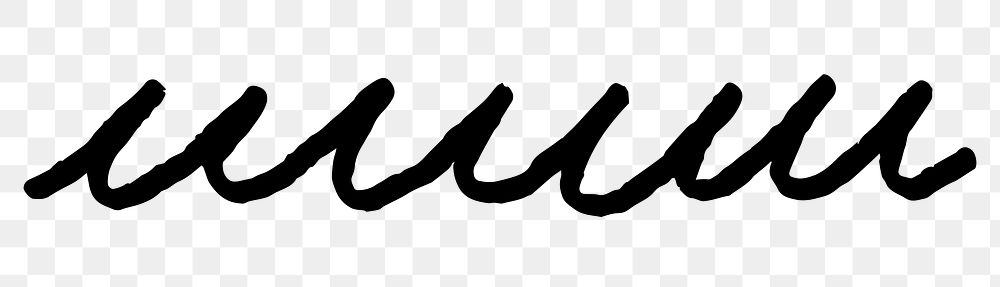 Curved black squiggly line png | Free PNG - rawpixel