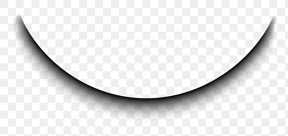 Black curved drop shadow png | Free PNG - rawpixel