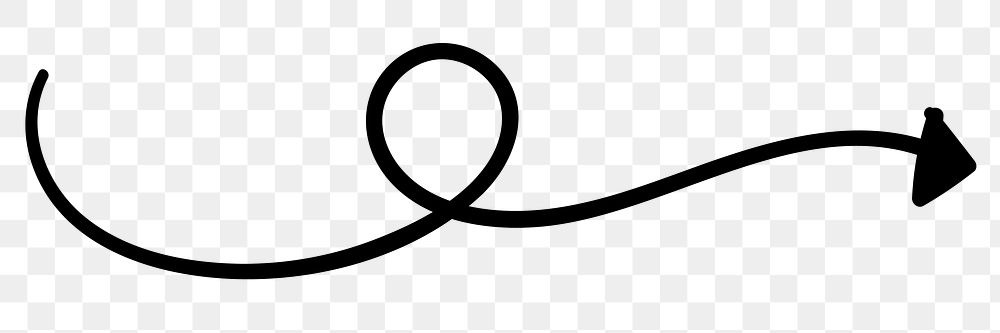 PNG Curved arrow loop, transparent | Free PNG - rawpixel