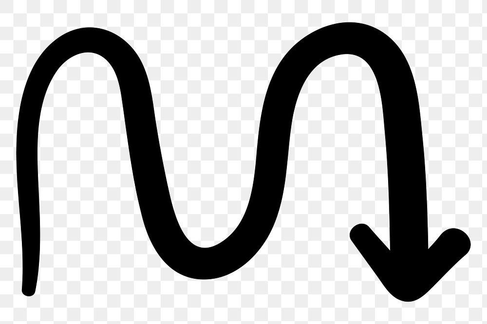 PNG Curved arrow, transparent background | Free PNG - rawpixel