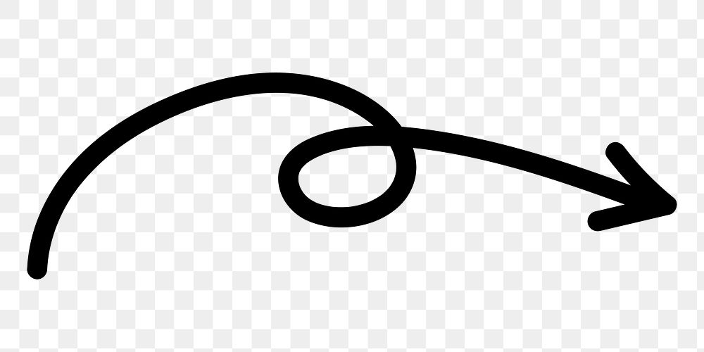 PNG Curved arrow loop, transparent | Free PNG - rawpixel