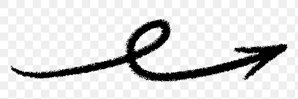 PNG Curved black arrow, transparent | Free PNG - rawpixel