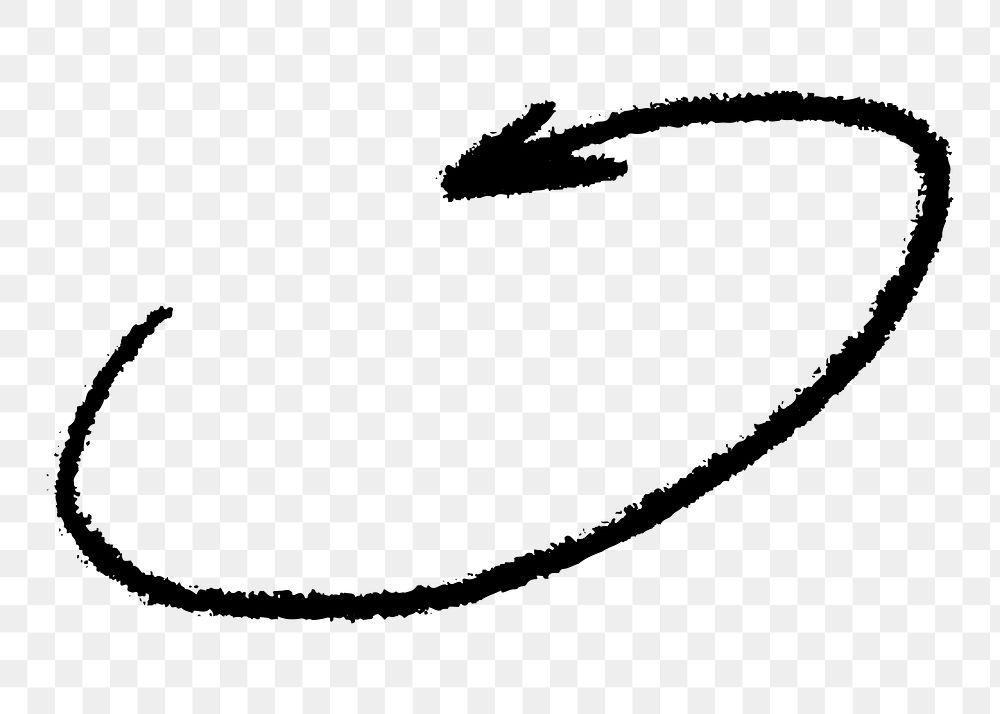 PNG Curved black arrow, transparent | Free PNG - rawpixel