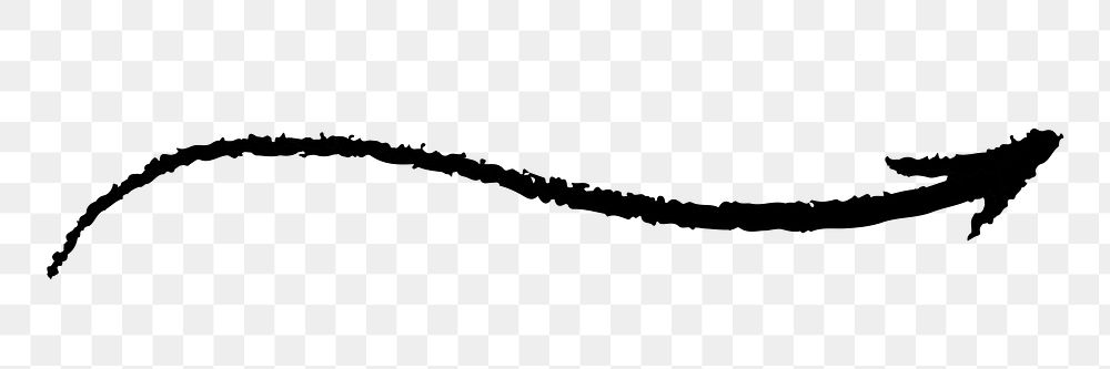 PNG Curved black arrow, transparent | Free PNG - rawpixel