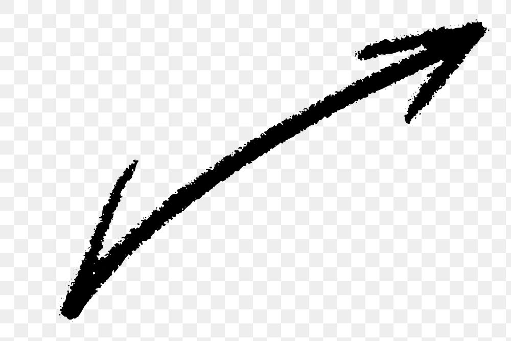 PNG Black upward diagonal arrow | Free PNG - rawpixel