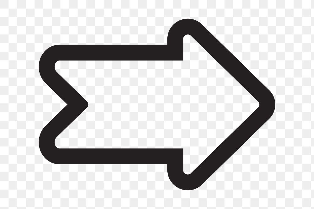 PNG Bold black right arrow | Free PNG - rawpixel