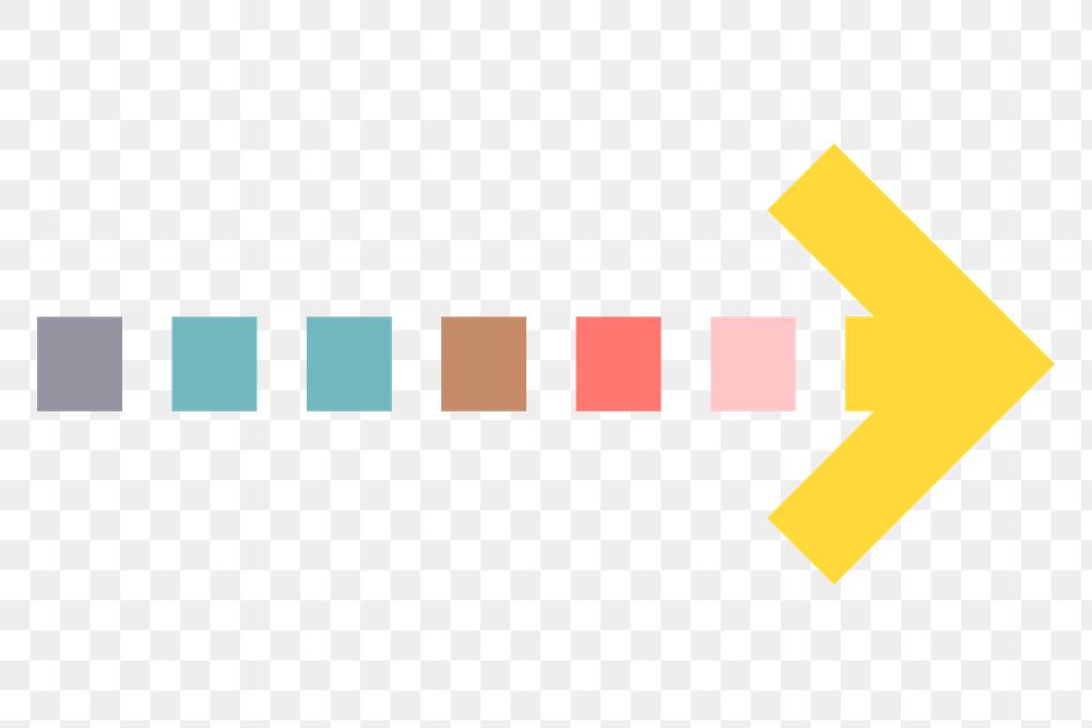 PNG Colorful arrow progression graphic, | Free PNG - rawpixel