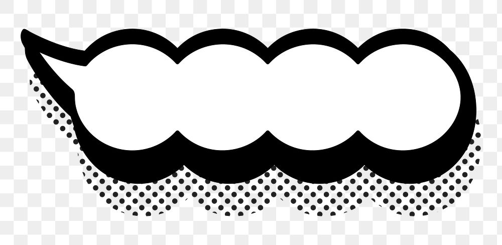 Comic cloud speech bubble png | Free PNG - rawpixel