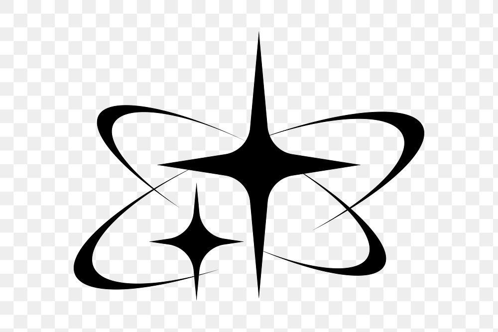 PNG Abstract star sparkle design, | Free PNG - rawpixel