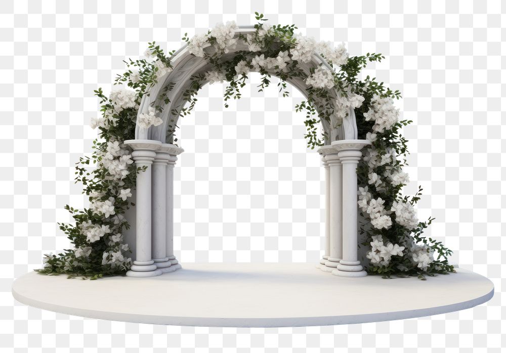 PNG Flower arch architecture outdoors. | Free PNG - rawpixel