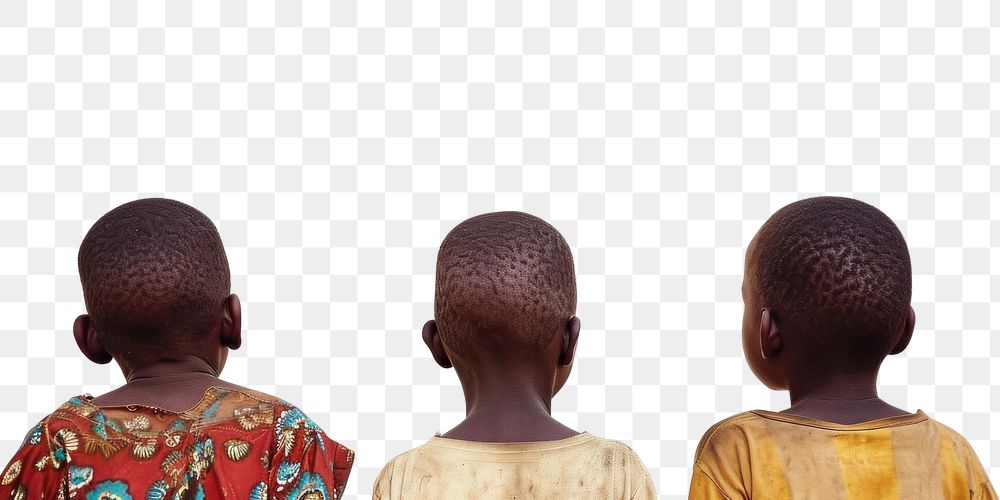 PNG Smiling African kids back | Premium PNG - rawpixel