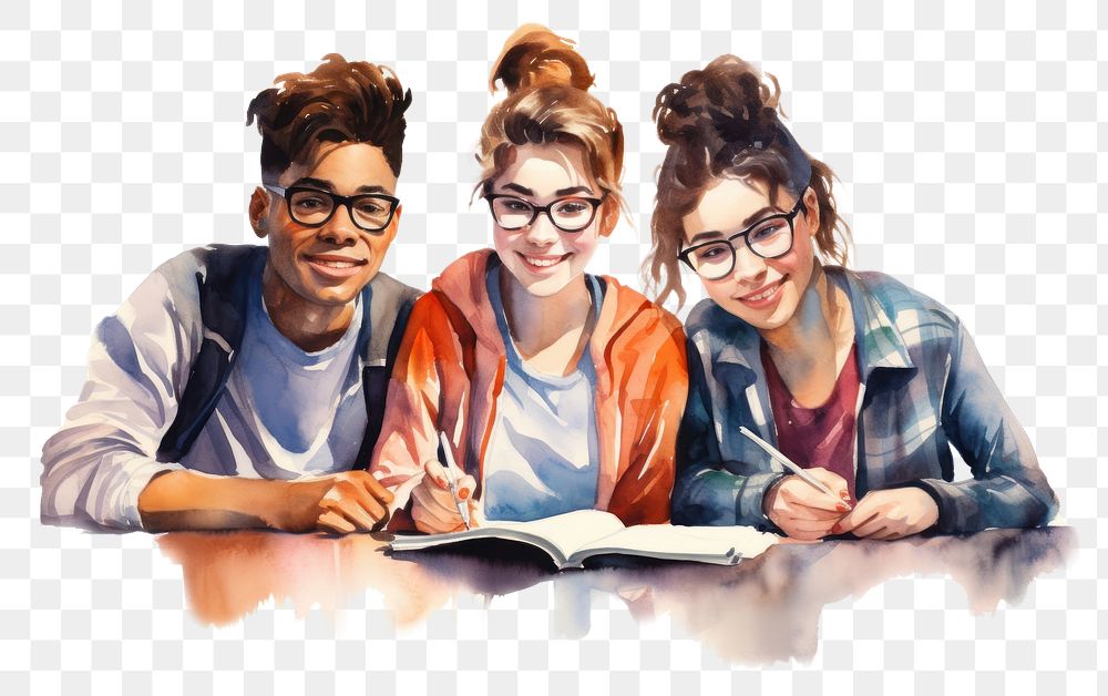PNG Art publication studying portrait. | Free PNG - rawpixel