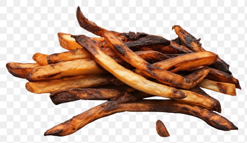 PNG Fries burnt food white | Free PNG - rawpixel
