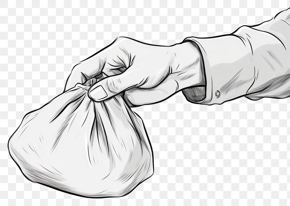 PNG Human hand holding Bag | Free PNG - rawpixel