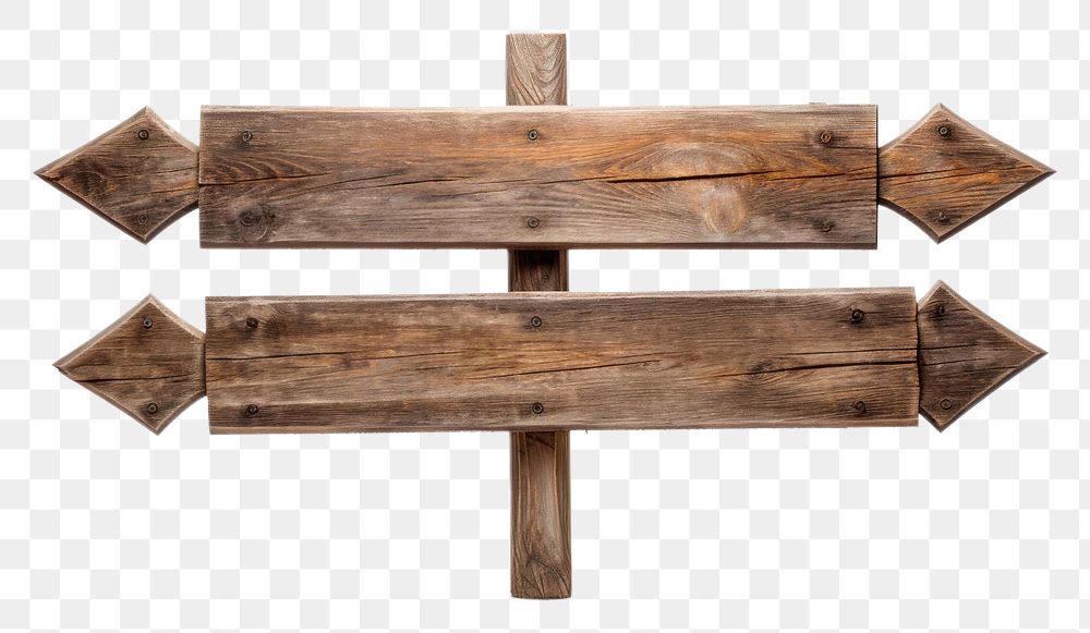 PNG Wooden direction sign symbol | Premium PNG - rawpixel